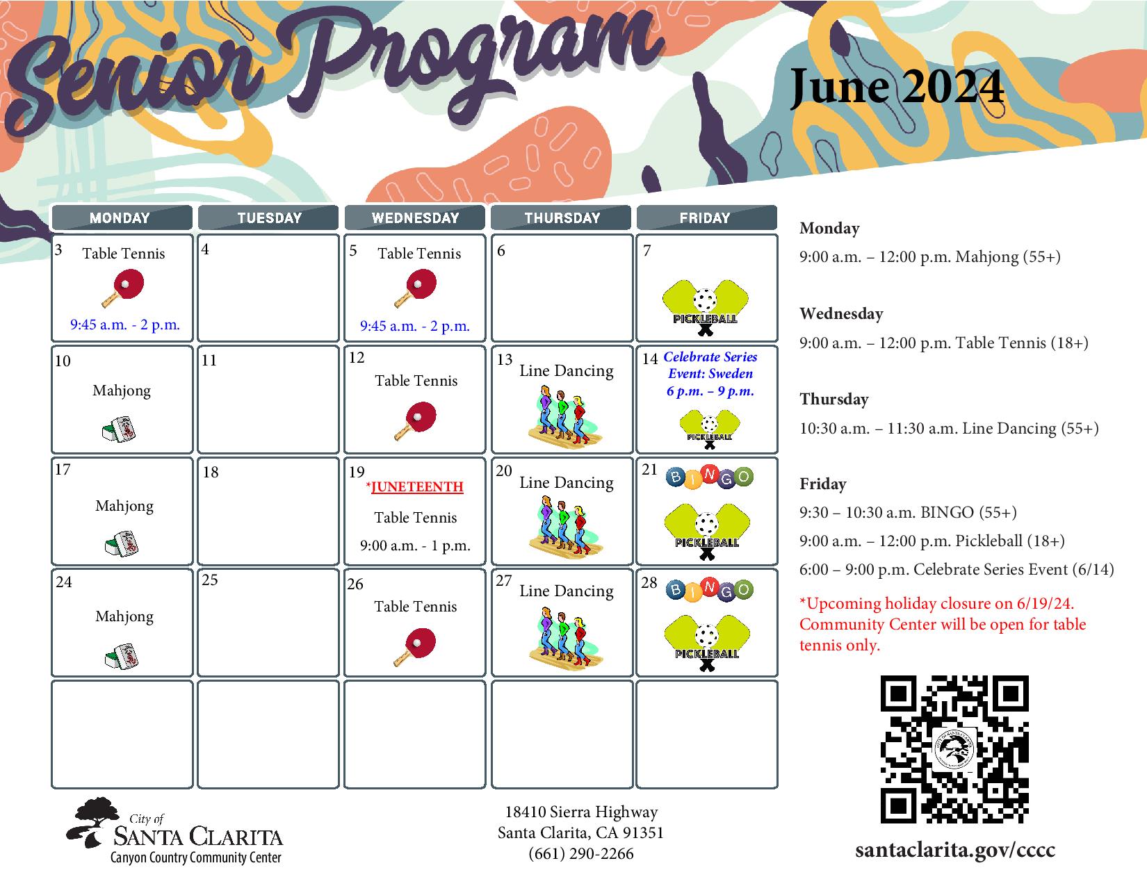 Calendars - Canyon Country Community Center