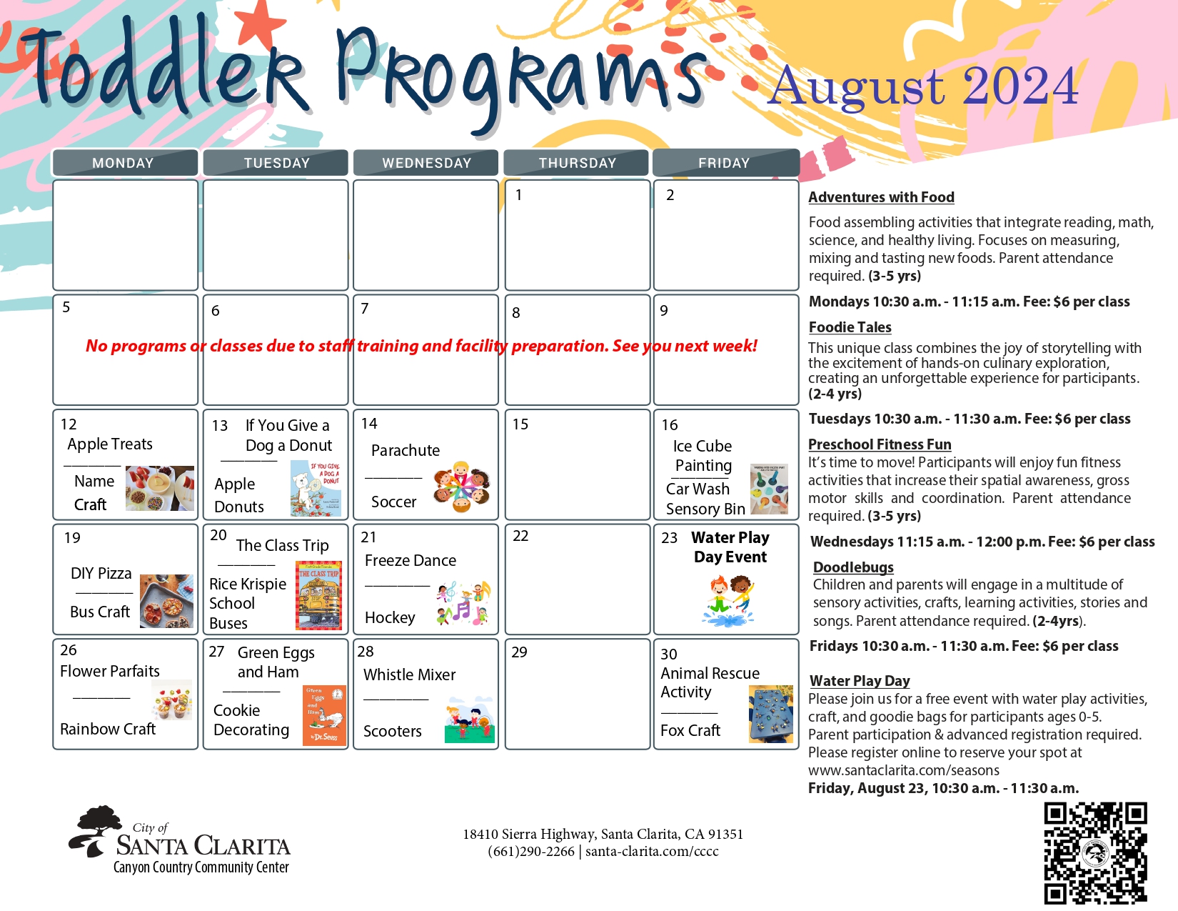 Calendars - Canyon Country Community Center