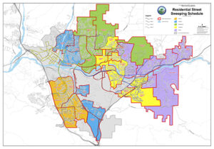 Street Sweeper Map - Environmental Services