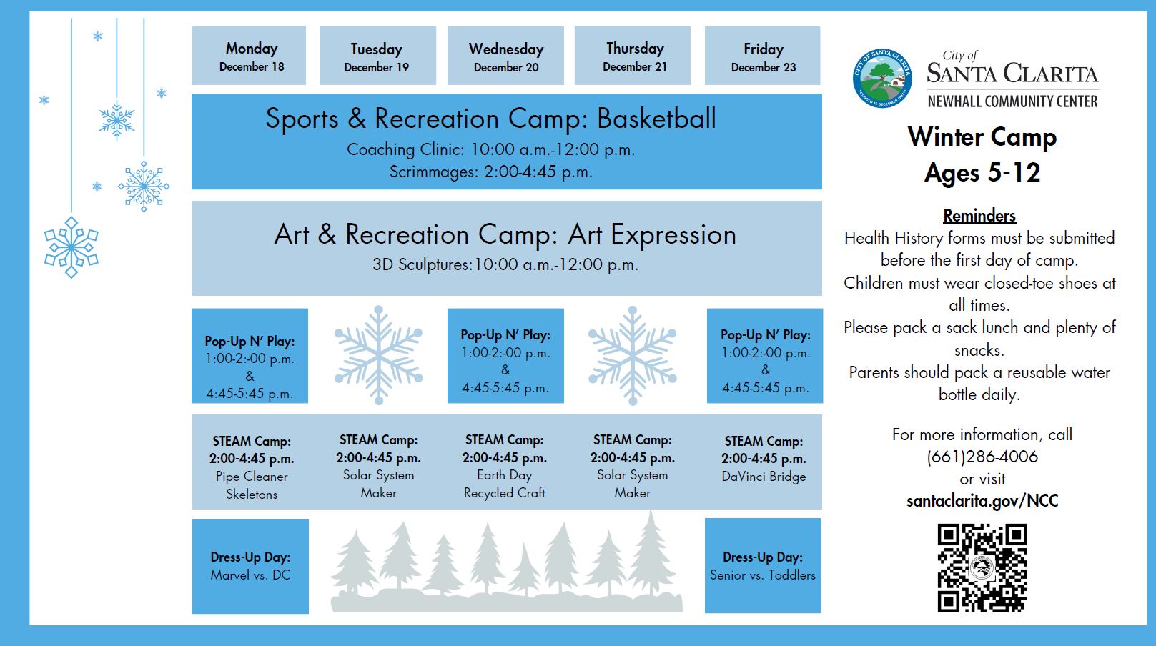 Calendars - Newhall Community Center