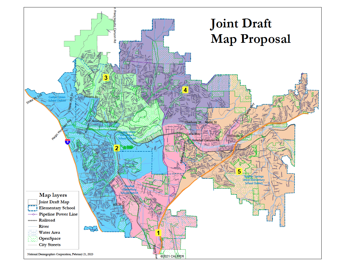 Draft Maps - City of Santa Clarita